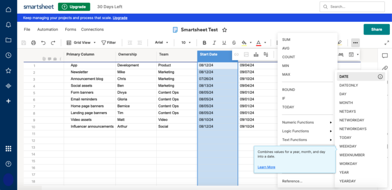 I compared the best spreadsheet software tools in July 2025 - my top ...