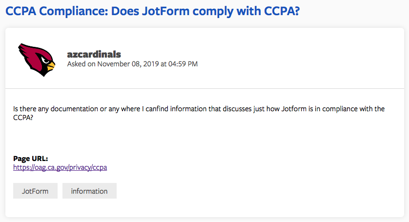 How to make CCPA compliance and data collection easy | The Jotform Blog