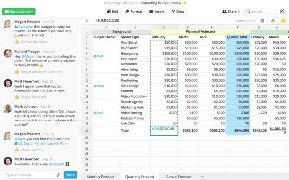 12 of the spreadsheet software options to try in 2024 | The Jotform Blog