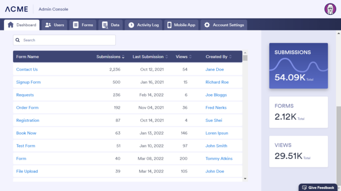 Enterprise Admin Console
