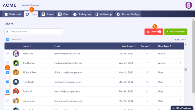 Enterprise Admin Console