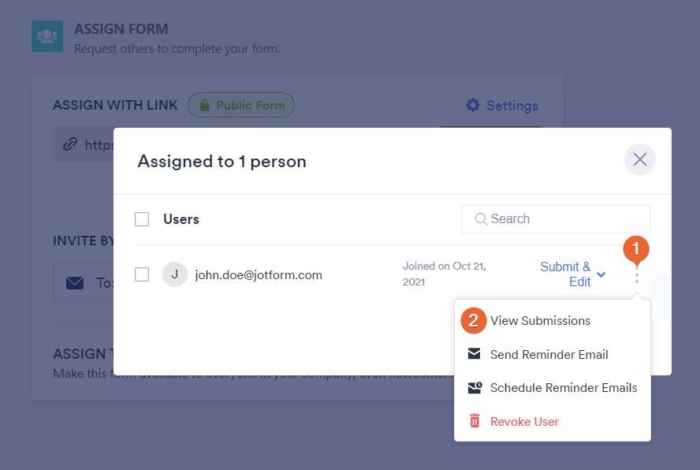 Keeping Track of Your Assignee Submissions