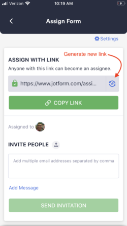 Assign forms in Jotform to improve collaboration | The Jotform Blog