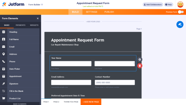 How to Edit Your Online Forms