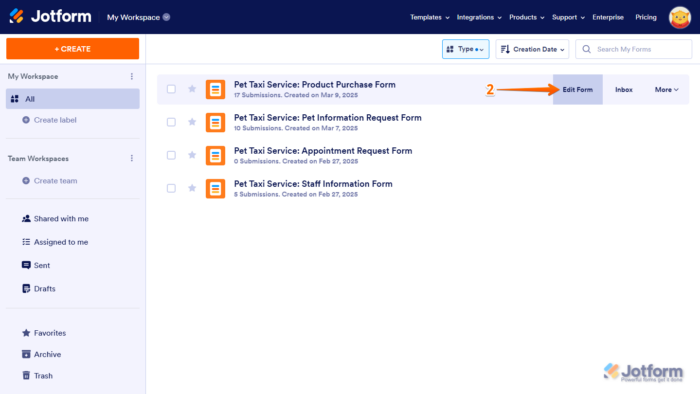 How to Edit Your Online Forms