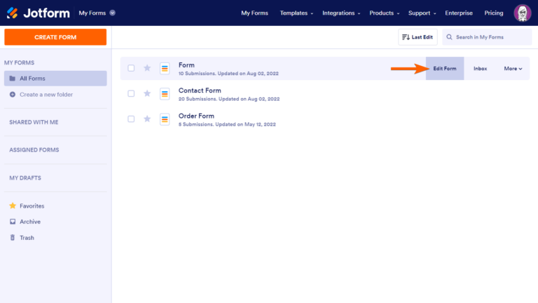 How to Edit Your Online Forms
