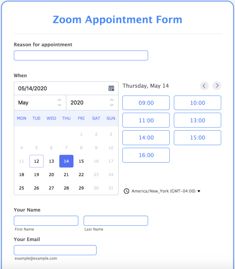 How to set up a Zoom meeting | The Jotform Blog