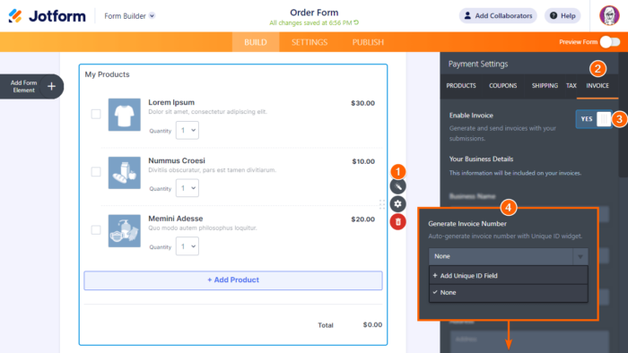 How to Generate an Invoice for Your Payment Form