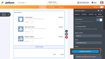 How to Generate an Invoice for Your Payment Form