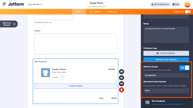 How to Generate an Invoice for Your Payment Form