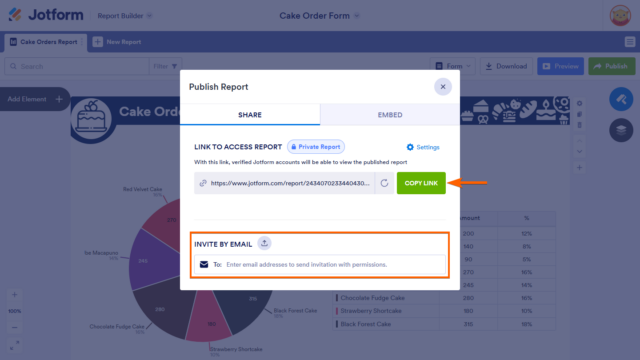 How to Share Your Visual Report