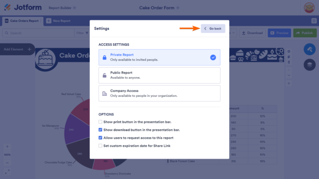 How to Share Your Visual Report