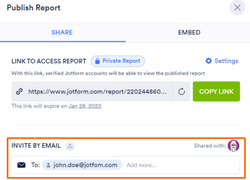 How to Share a Visual Report
