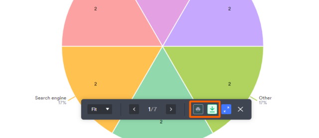 How to Download and Print a Visual Report