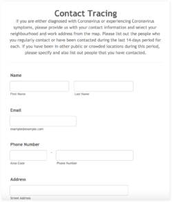 How to do contact tracing with online forms | The Jotform Blog