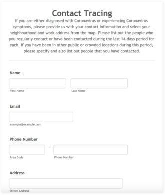 How to do contact tracing with online forms | The Jotform Blog