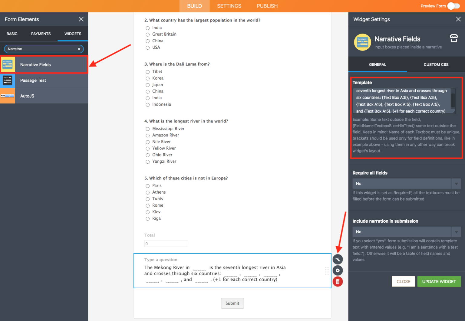 Collect the data you need with the new Fill in the Blank form field ...