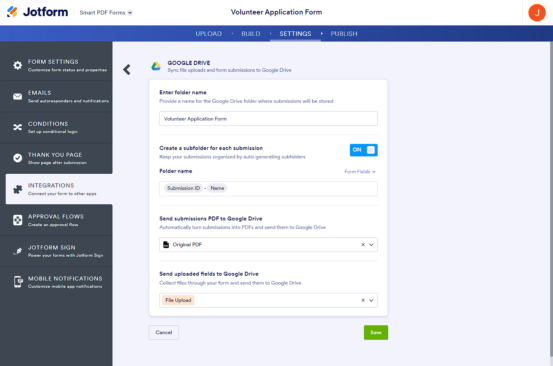 How to Save the Original PDF From Smart PDF Forms to Cloud Services