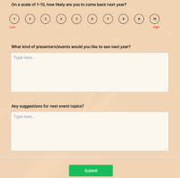 18 post-event survey questions to ask your attendees | The Jotform Blog