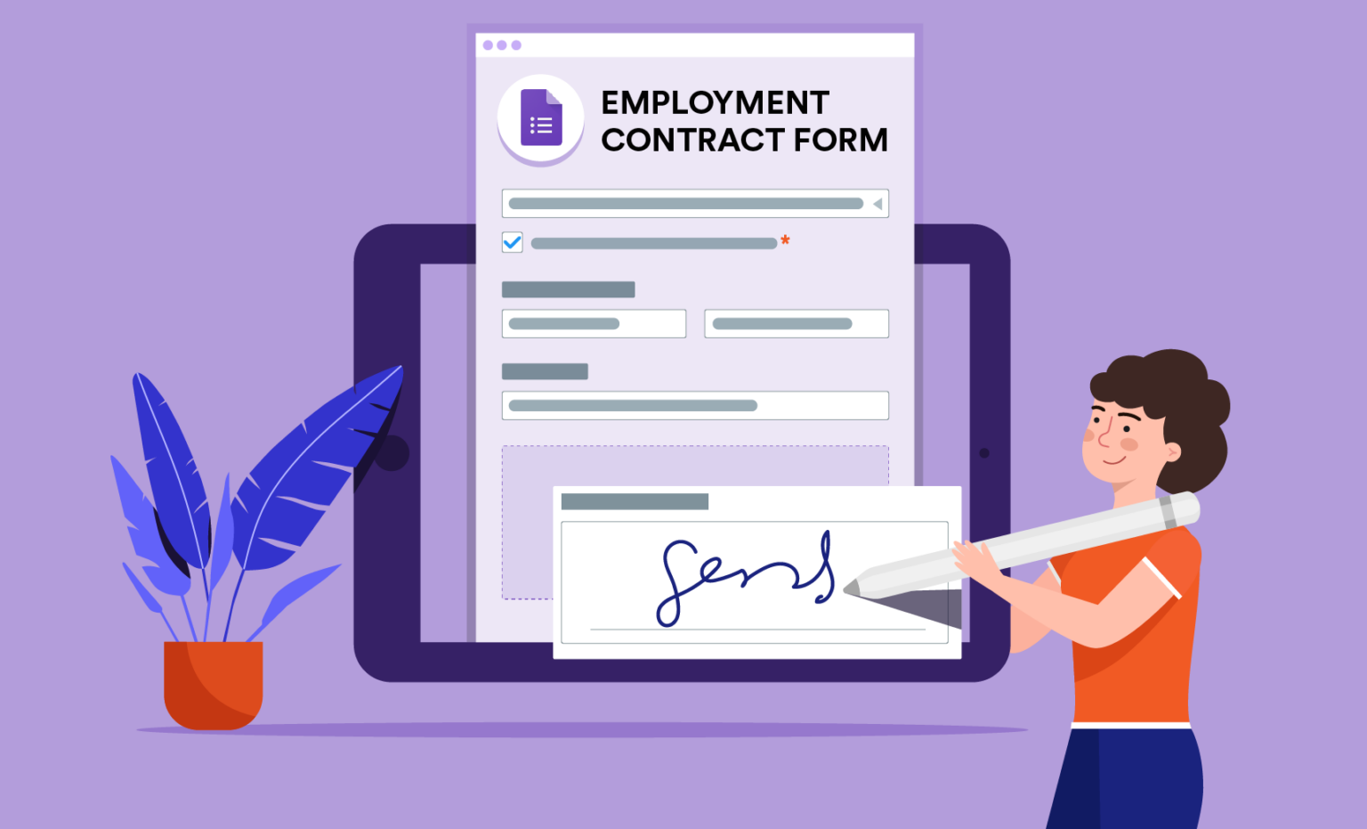 How to add an electronic signature in Google Forms | The Jotform Blog