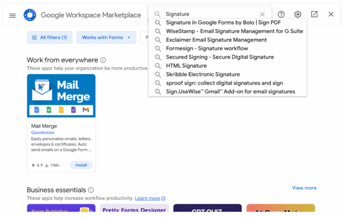 How to add an electronic signature in Google Forms | The Jotform Blog