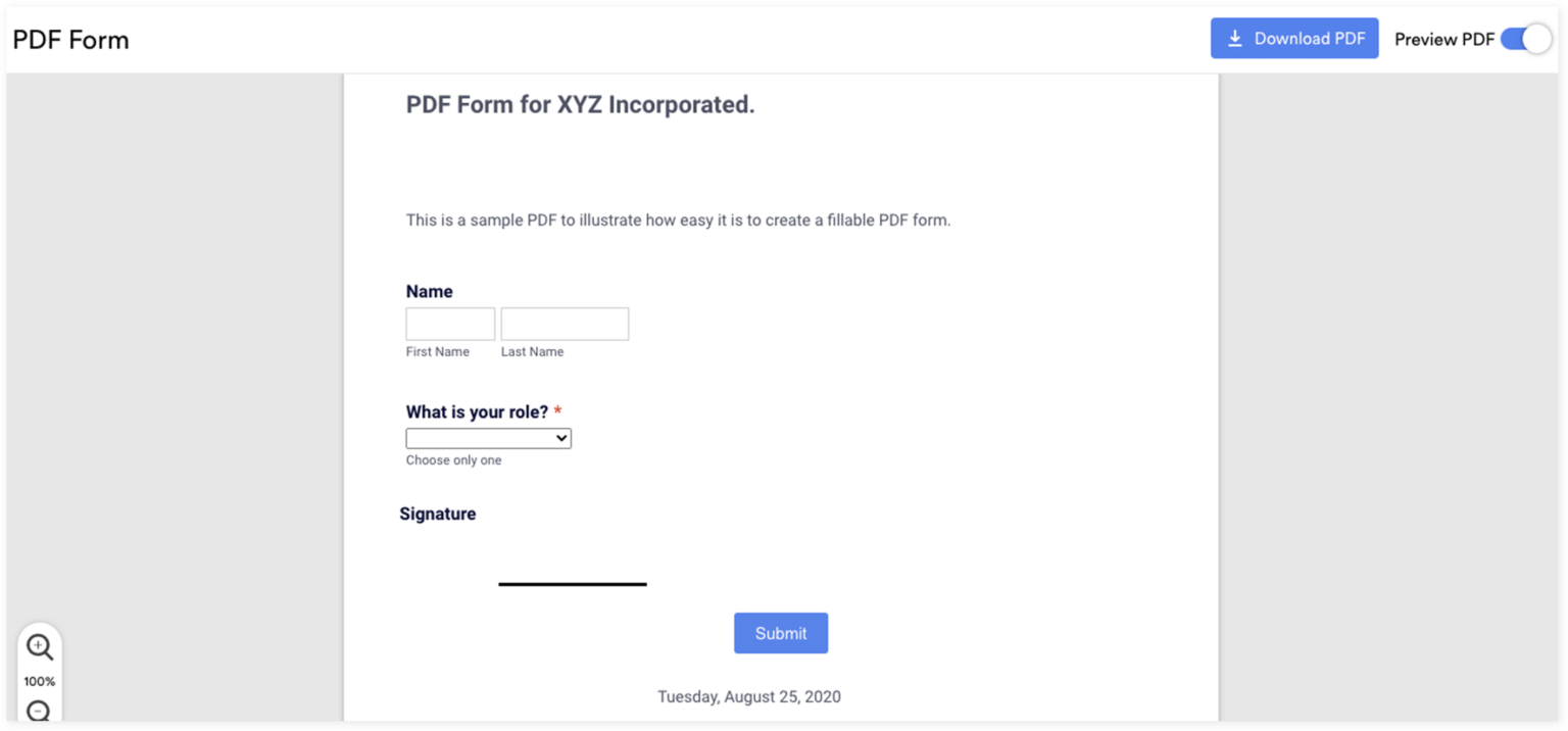 How to make a fillable PDF form without Acrobat | The Jotform Blog