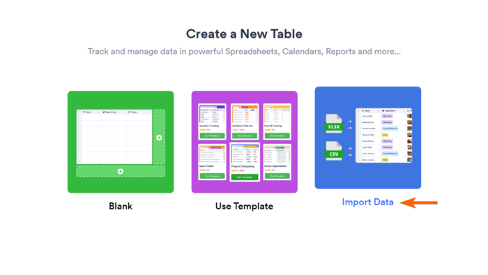 How to Import Data in Jotform Tables