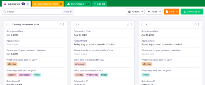 How to use Jotform Tables to manage projects | The Jotform Blog