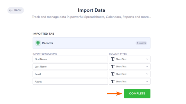How to Import Data in Jotform Tables