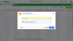 How to Add a Calendar View in Jotform Tables