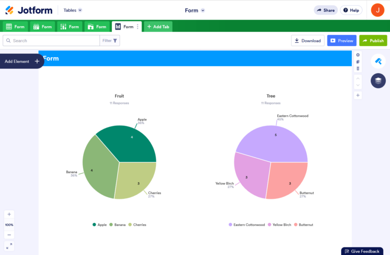 How to Add Different Views to Jotform Tables