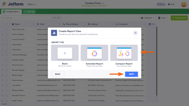 How to Create Automated Reports in Jotform Tables