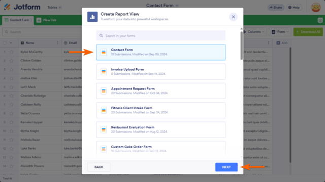 How To Create Automated Reports In Jotform Tables