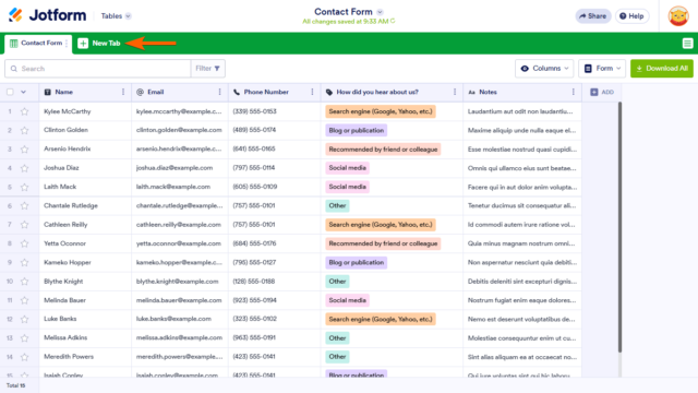 How to Create Automated Reports in Jotform Tables