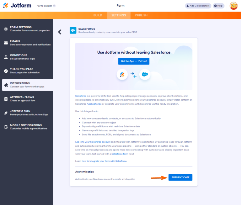 How to Integrate Jotform With Salesforce