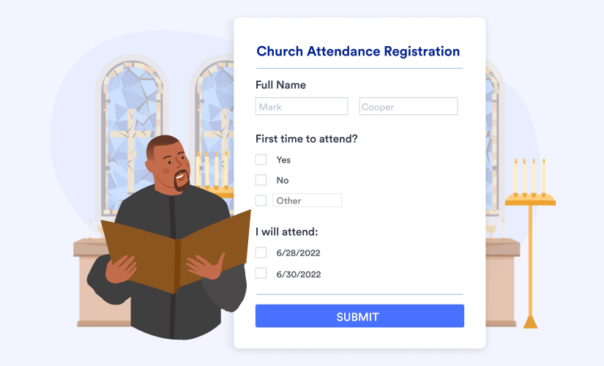How to track church attendance | The Jotform Blog