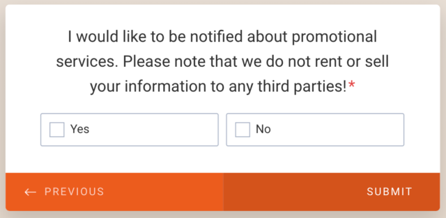 Yes-or-no questions in online forms and surveys | The Jotform Blog