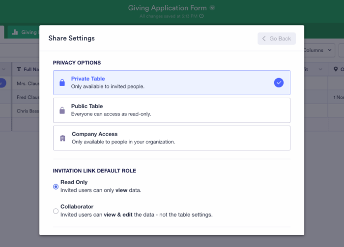 How to use Jotform Tables to facilitate giving | The Jotform Blog