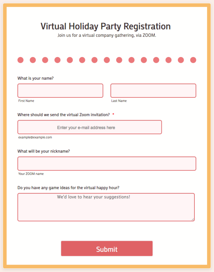 6 ways to use Jotform for virtual holiday gatherings | The Jotform Blog