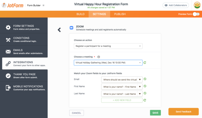 6 ways to use Jotform for virtual holiday gatherings | The Jotform Blog