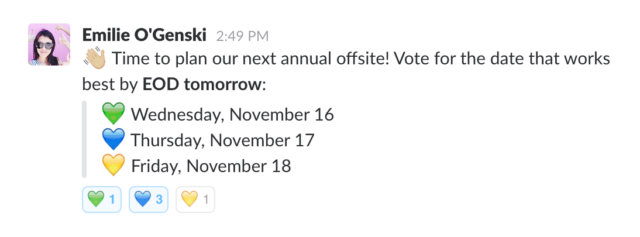 How to do a poll in Slack | The Jotform Blog