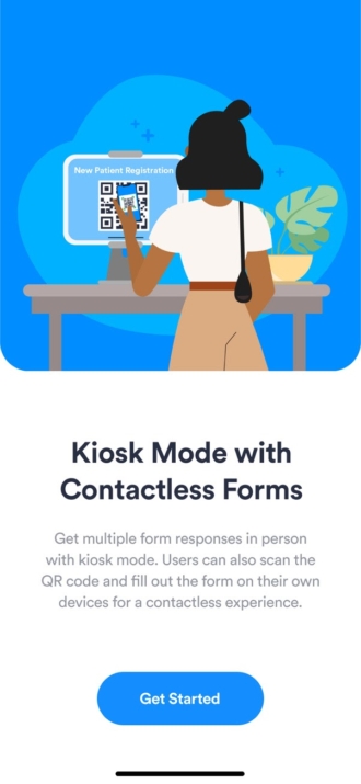 Introducing touchless kiosk for mobile forms | The Jotform Blog