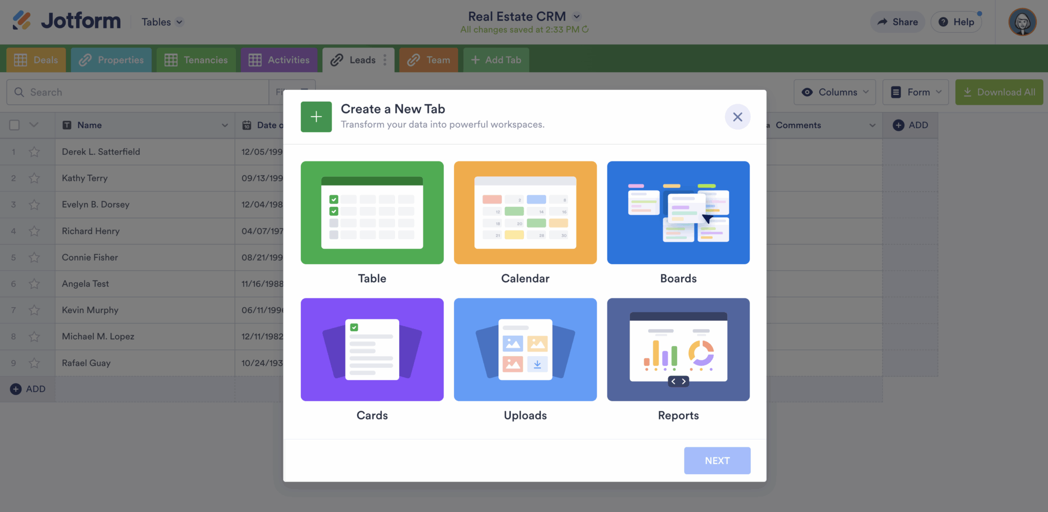 How to create a CRM with Jotform Tables | The Jotform Blog