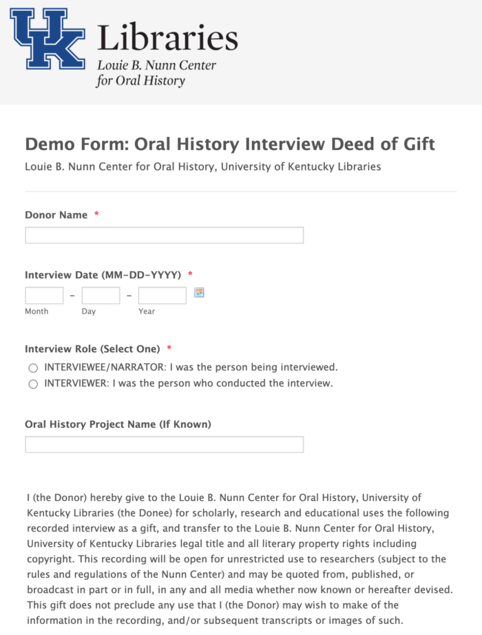 How to conduct an oral history interview | The Jotform Blog