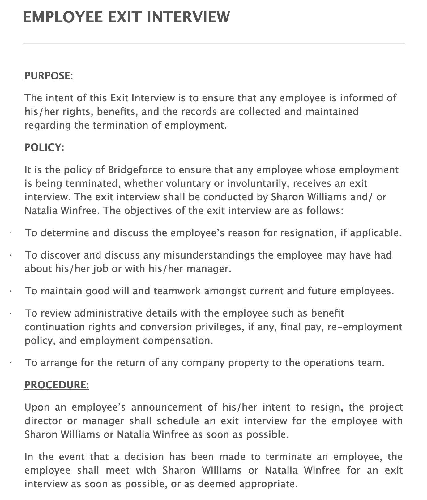 The exit interview process: A guide to offboarding employees | The ...