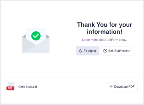Introducing JotForm’s new Thank You page | The JotForm Blog