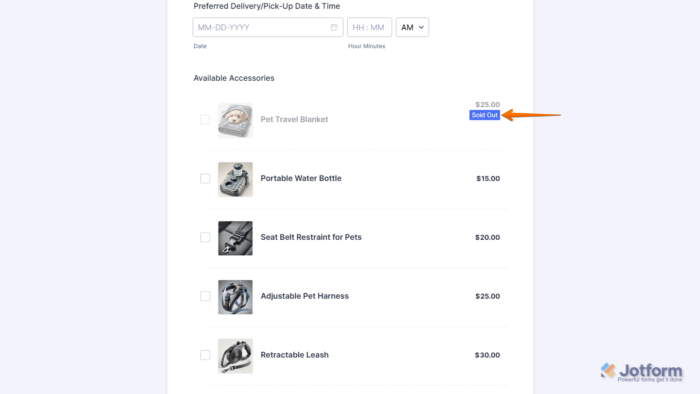 How to Enable and Manage Product Stock in Payment Fields