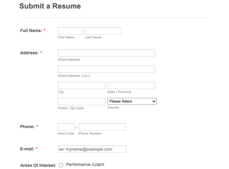 How to Make a Standout Resume Submission Form | The Jotform Blog