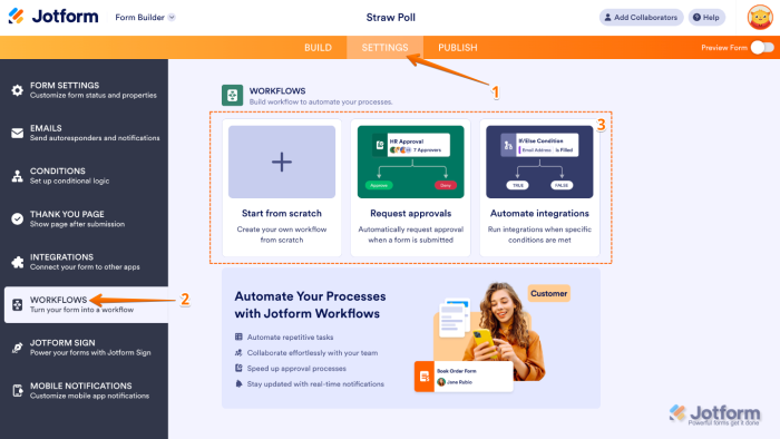 How to Create a Jotform Workflow