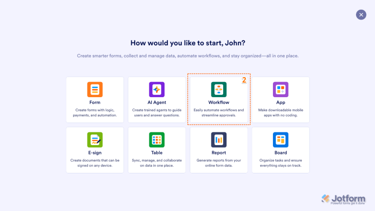 How to Create a Jotform Workflow